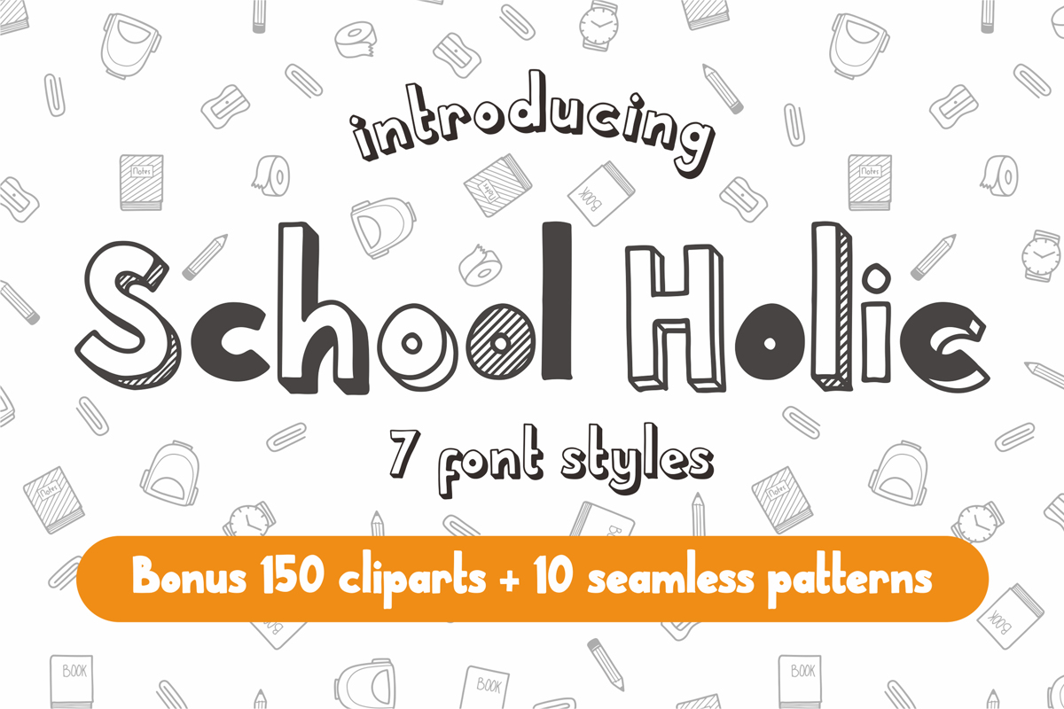 School Holic Font - Free Download