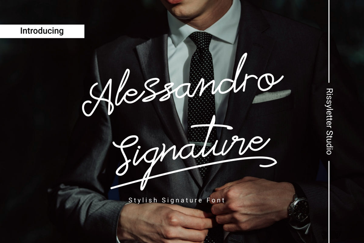Alessandro Signature Font - Free Download