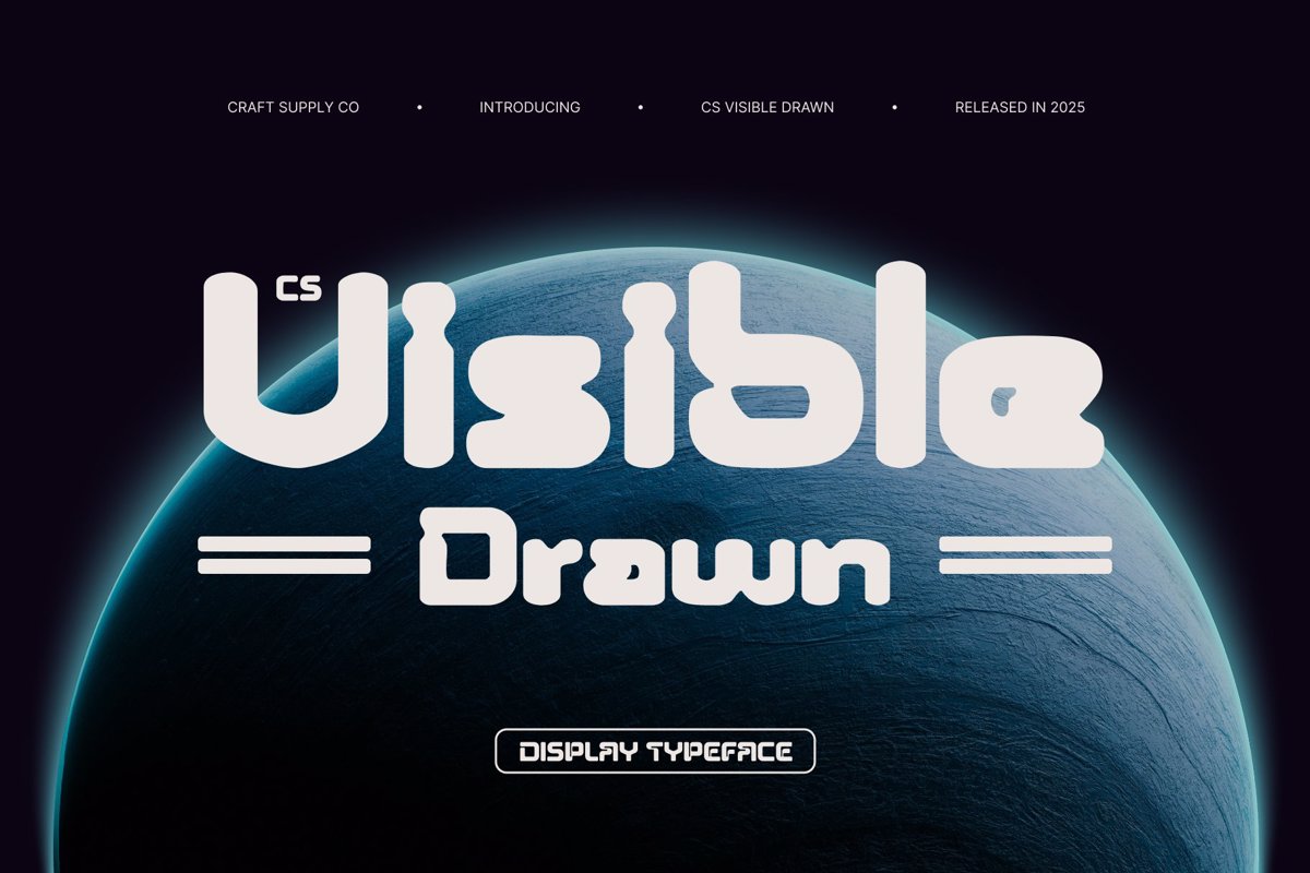 CS Visible Drawn Font - Free Download