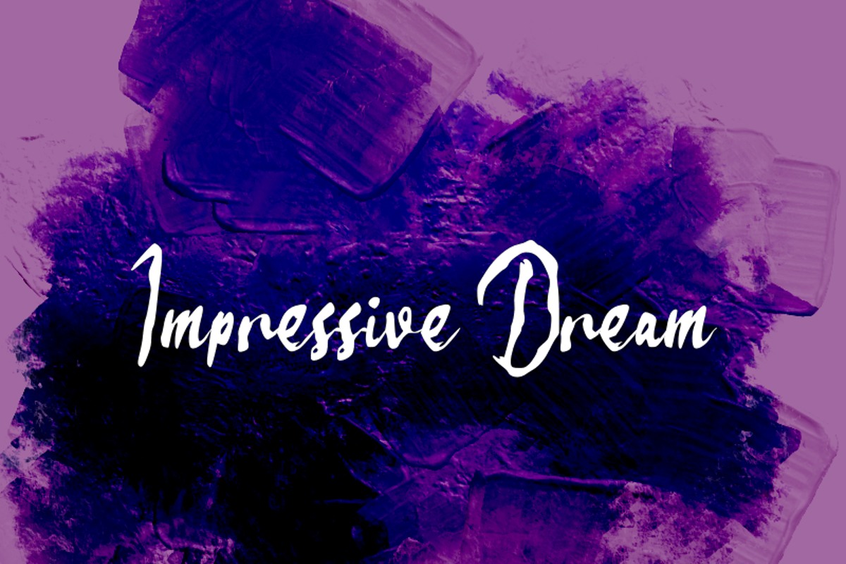 I Impressive Dream Font | wepfont | FontSpace