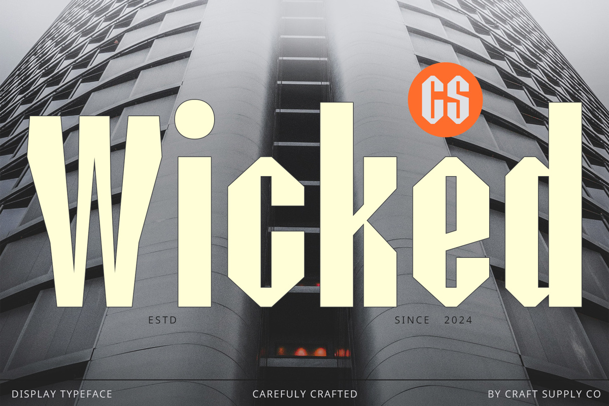 CS Wicked Font | craftsupplyco | FontSpace