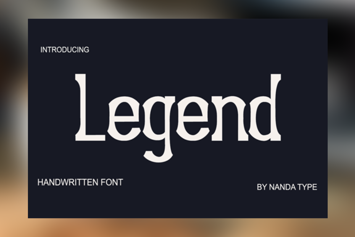 Legend Font | Solidtype | FontSpace