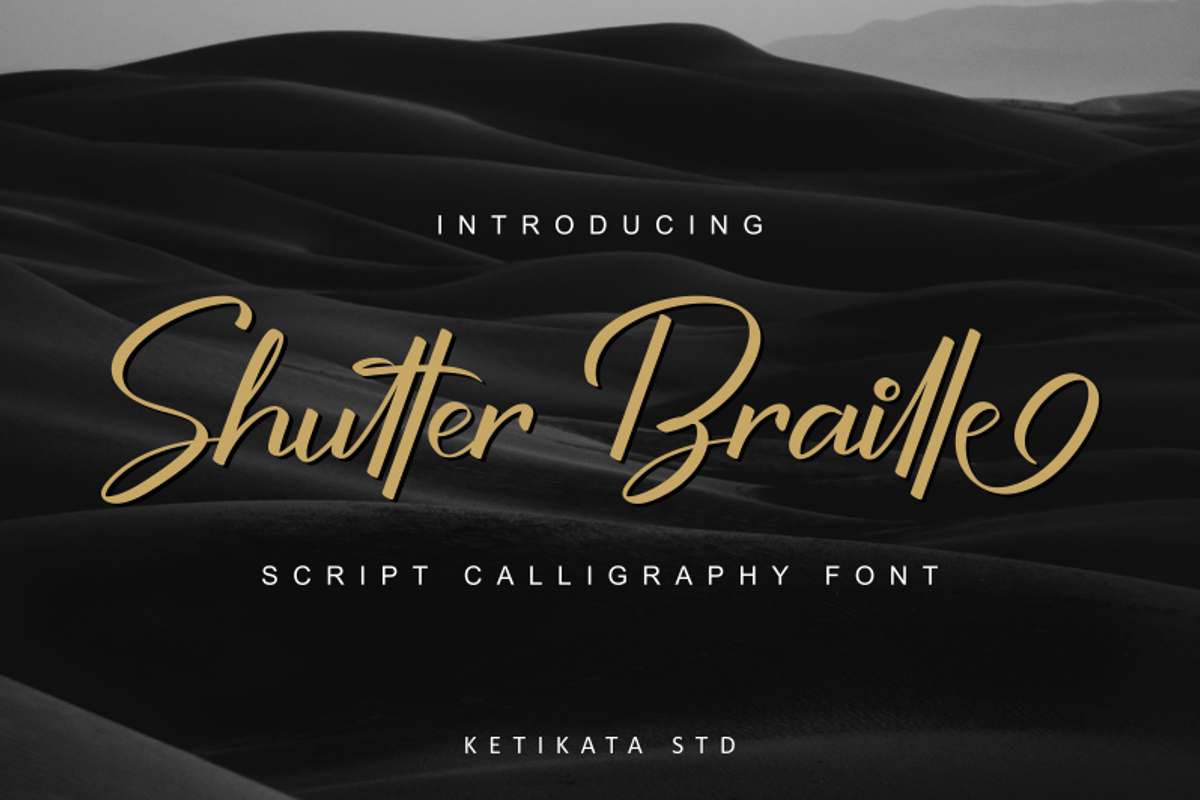 Shutter Braille Font - Free Download