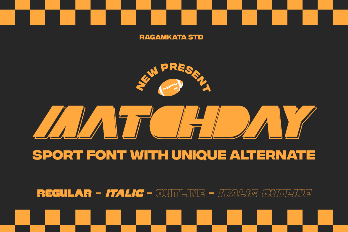 Matchday Font | Ragamkata | FontSpace