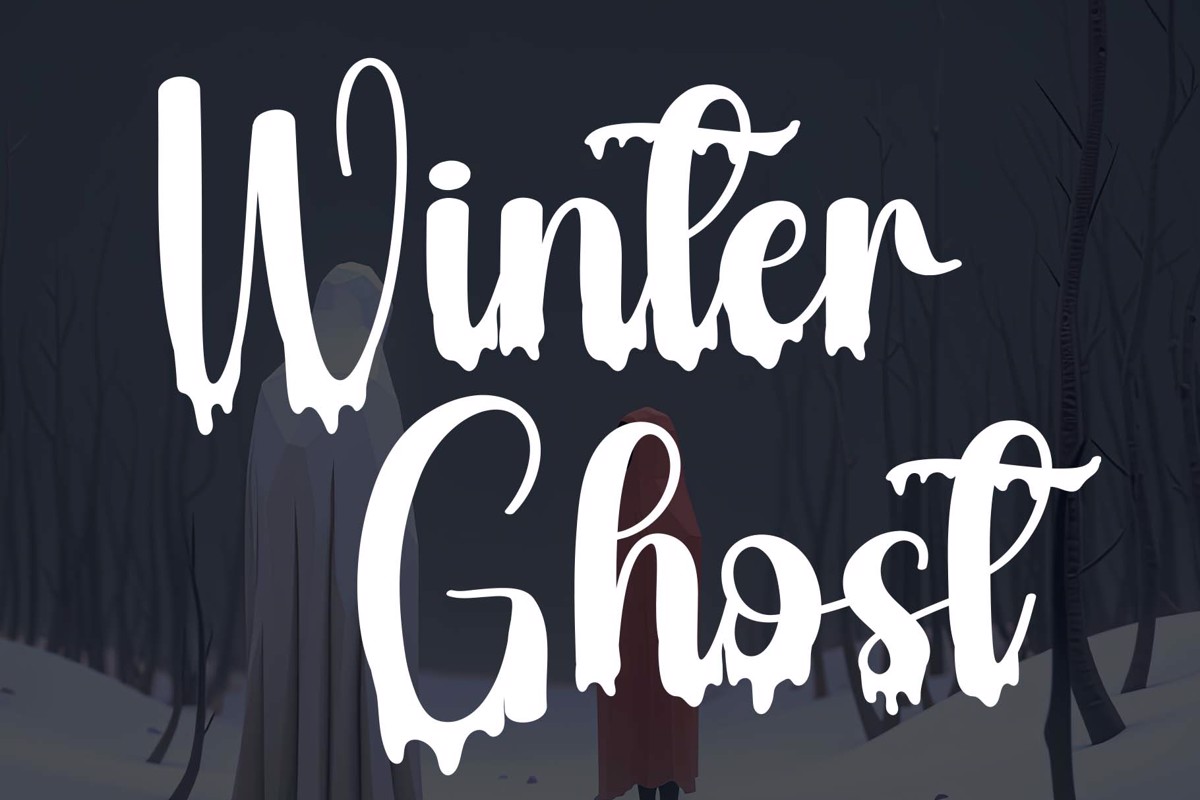 Winter Ghost Font | scratchones_creative | FontSpace
