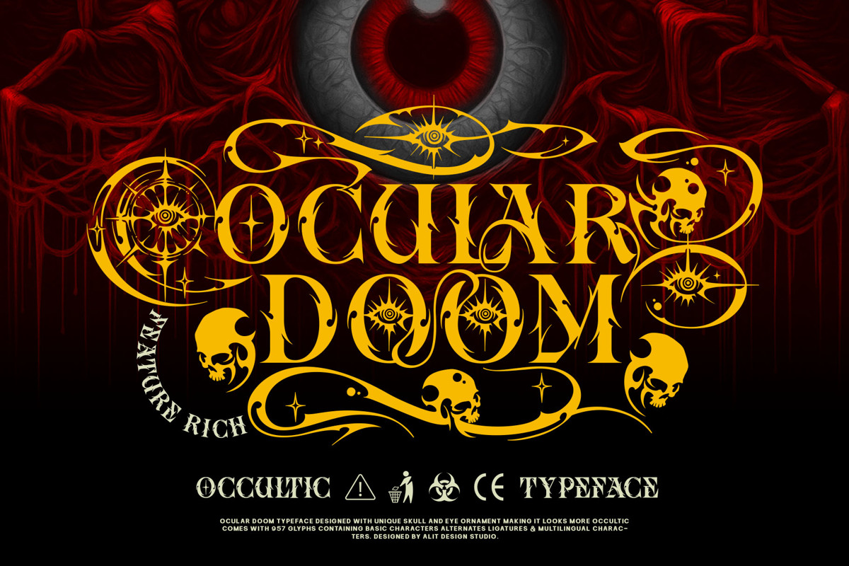 Ocular Doom Font - Free Download