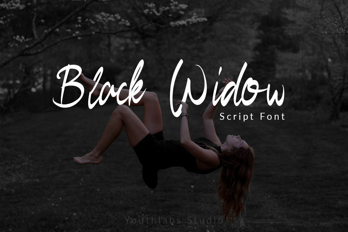 Black Widow Font | Youthlabs | FontSpace