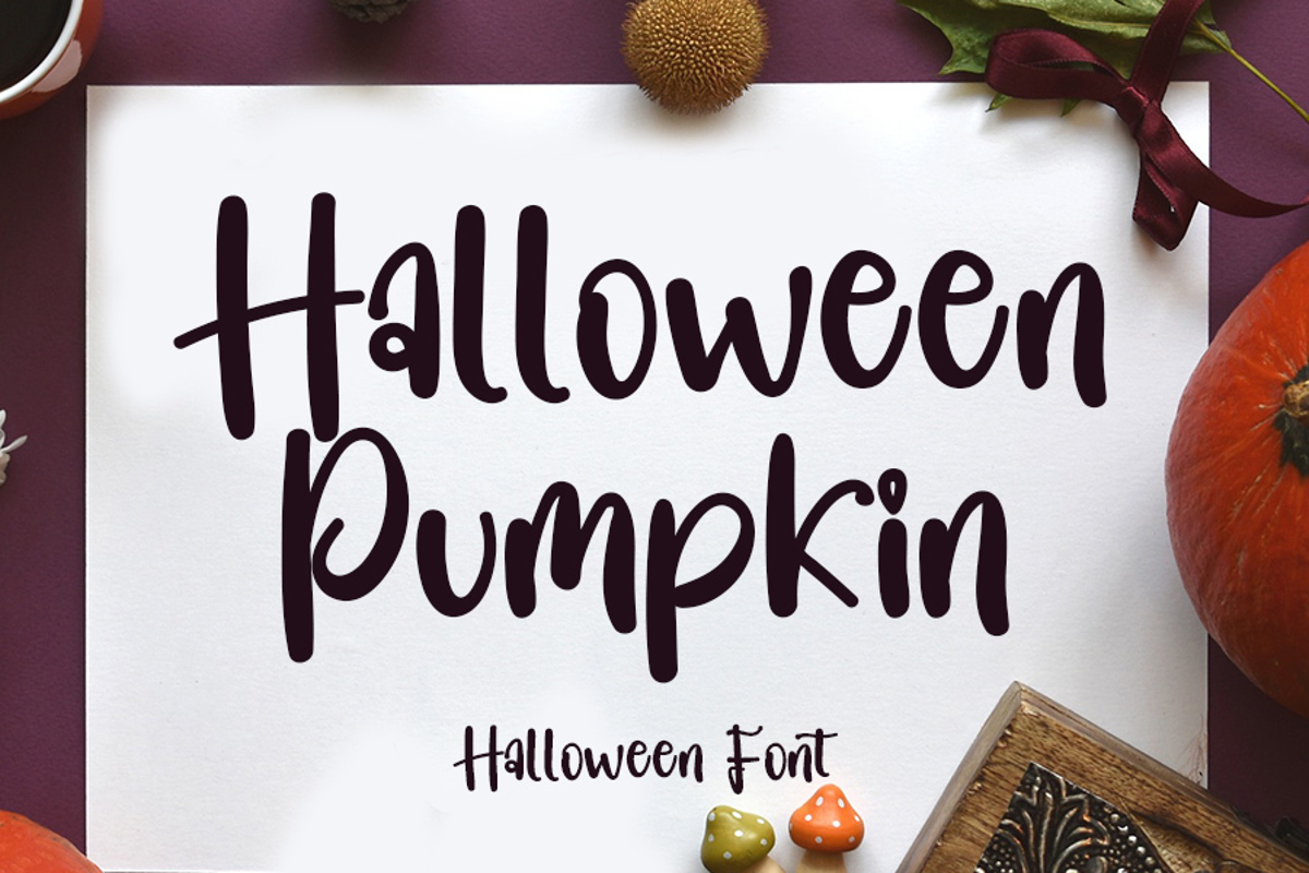 Halloween Pumpkin Font - Free Download
