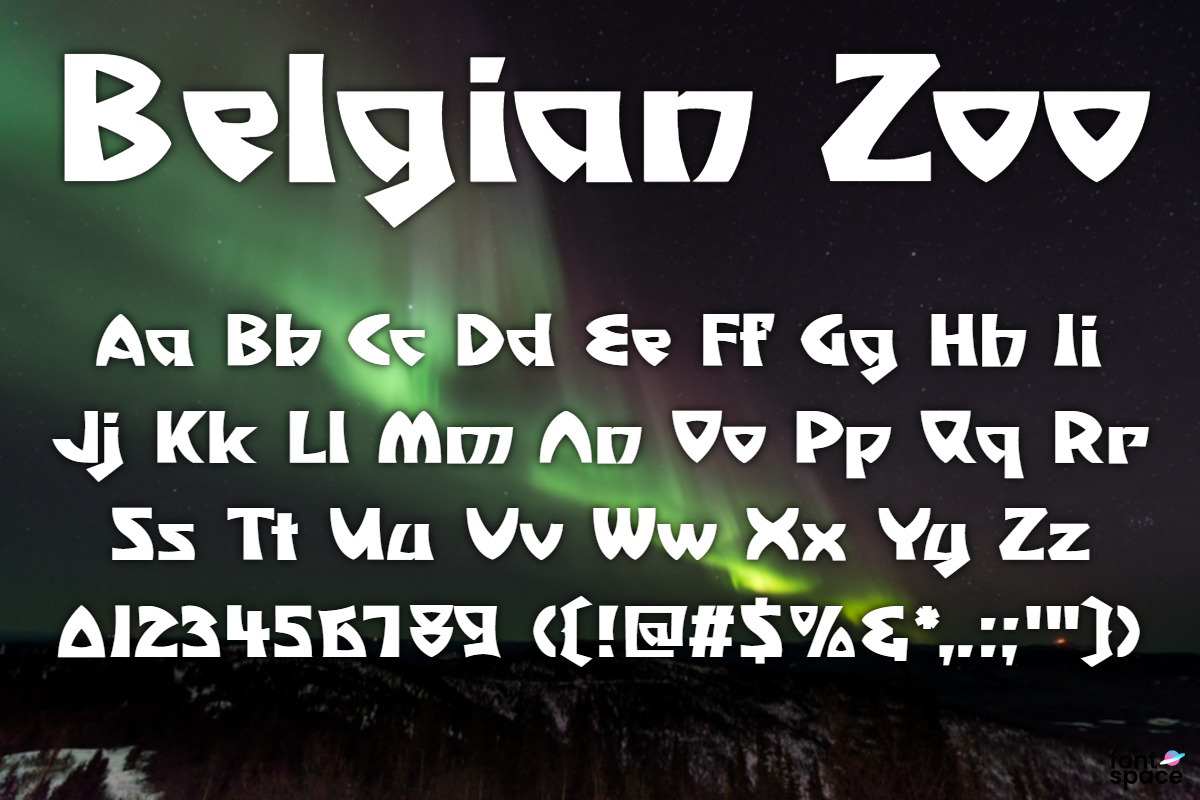 Belgian Zoo Font - Free Download