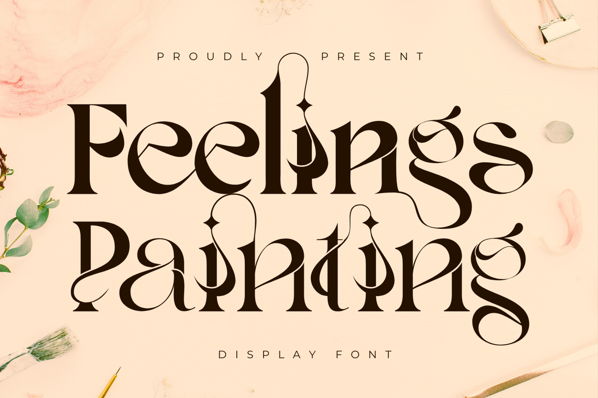 Feelings Painting Font - Free Download