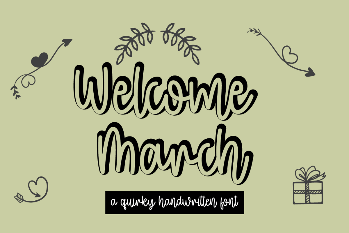 Welcome March Font - Free Download