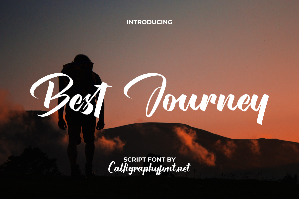 Best Journey Font | CalligraphyFonts.net | FontSpace