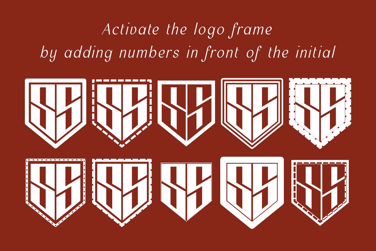 Pentagram Light Two Letter Font | Intuisi Creative | FontSpace