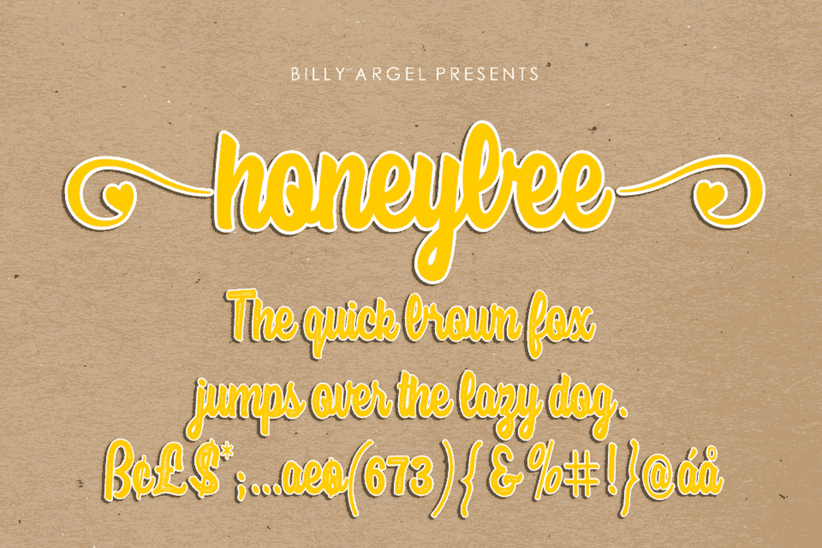 Honeybee Roots Color Font - Free Download