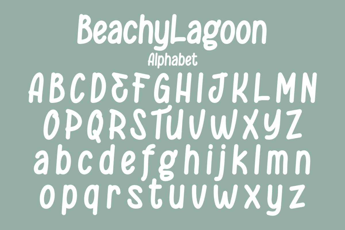 Beachy Lagoon Font - Free Download