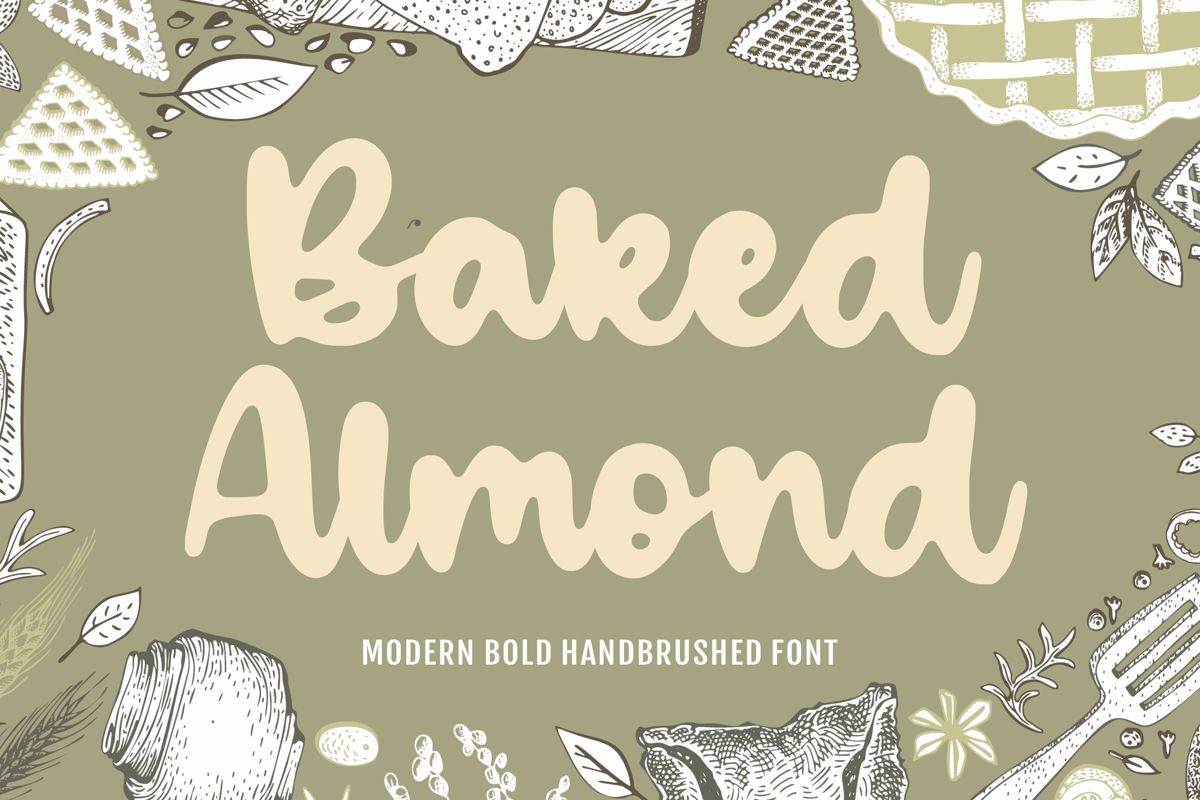 Baked Almond Font | balpirick | FontSpace