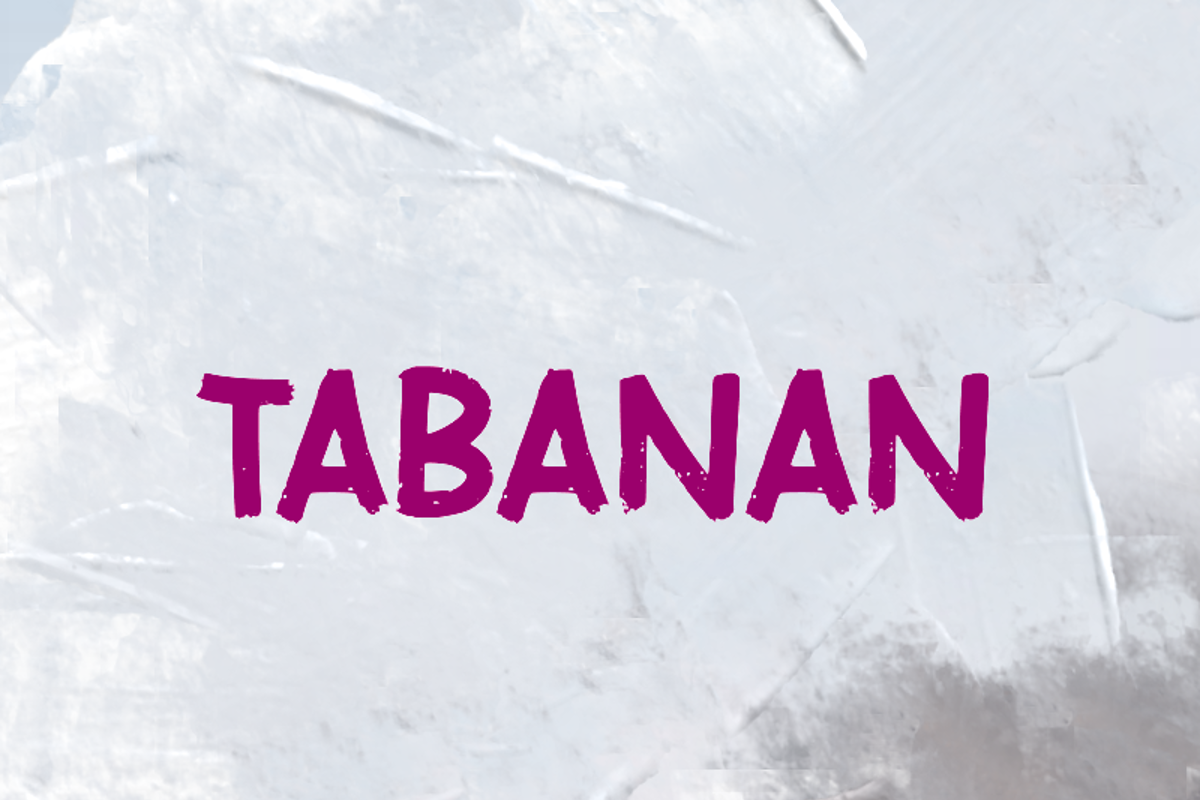 T Tabanan Font - Free Download