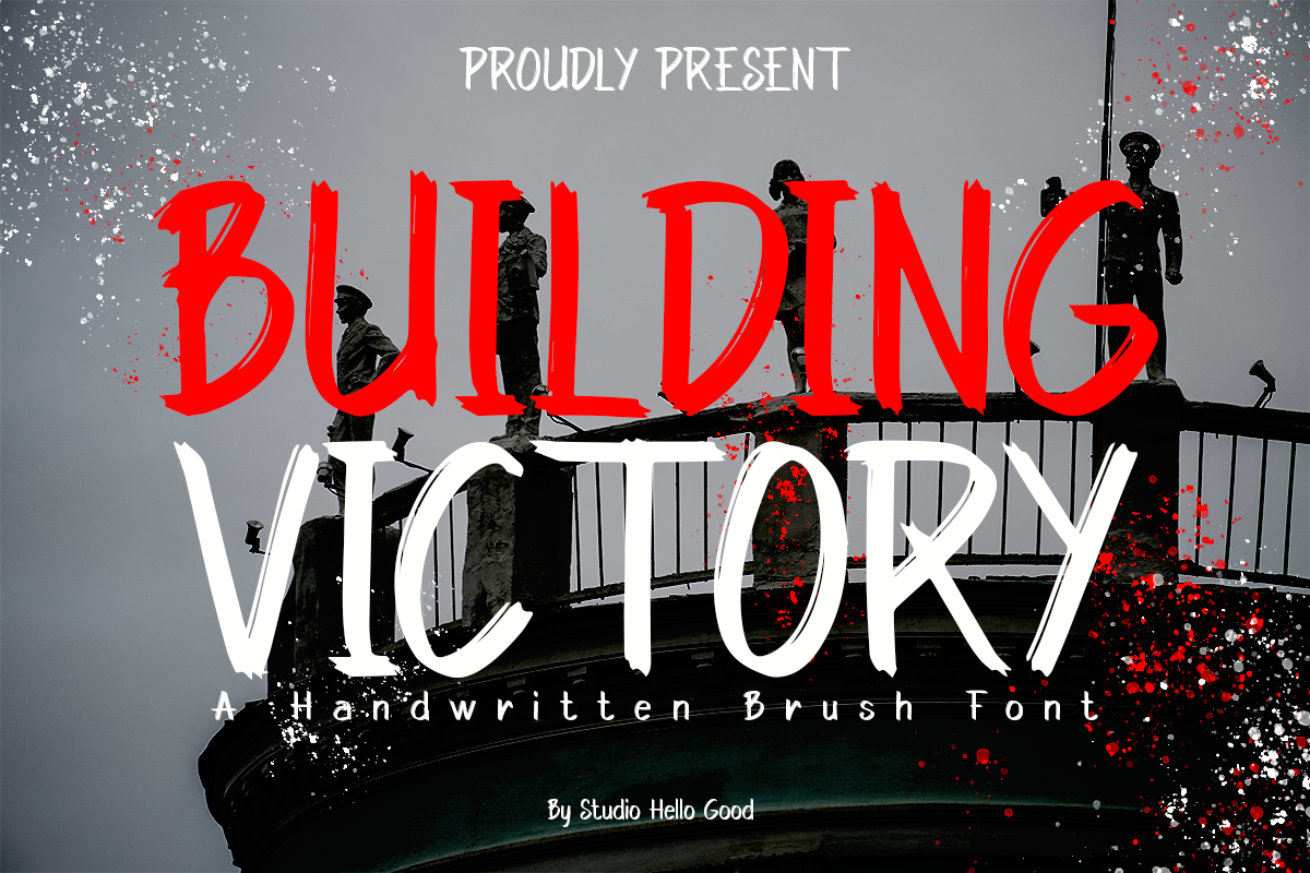 Building Victory Font | Studio Hello Good | FontSpace