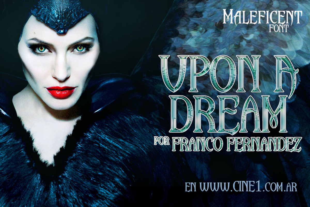 Upon A Dream (Maleficent) Font - Free Download