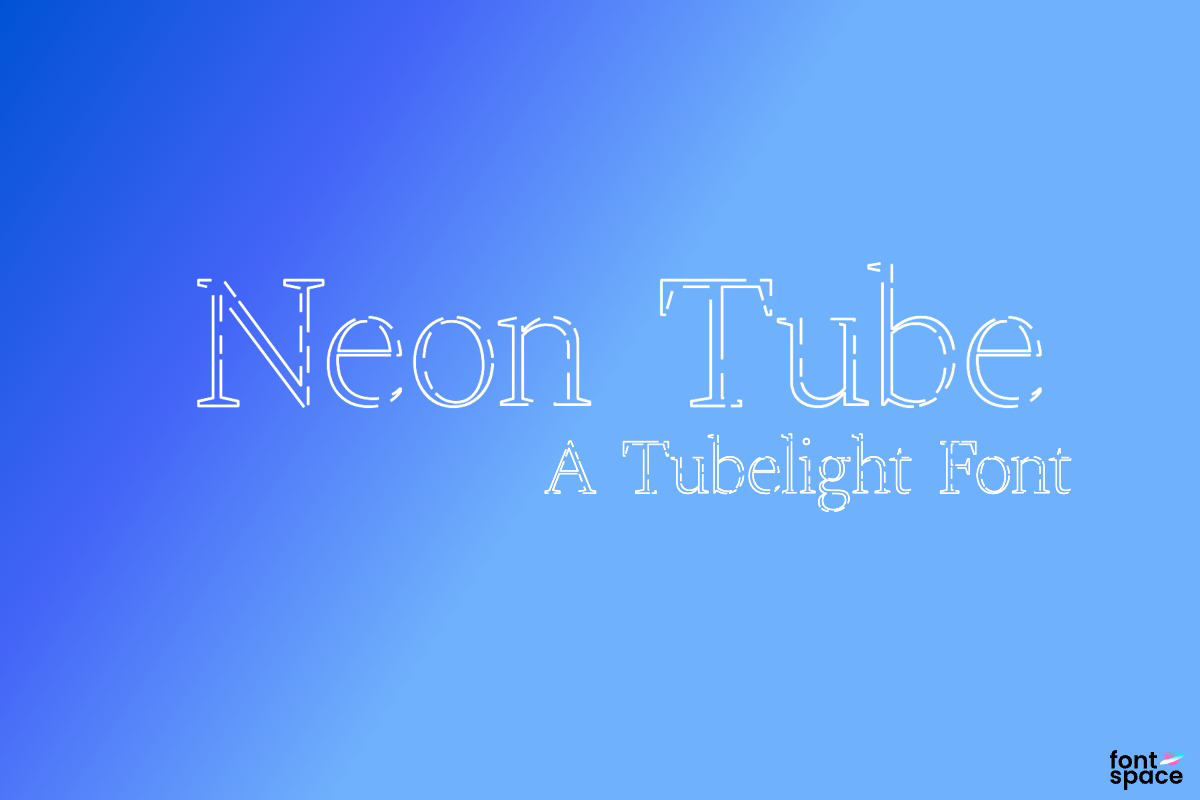 Tubelight Font - Free Download
