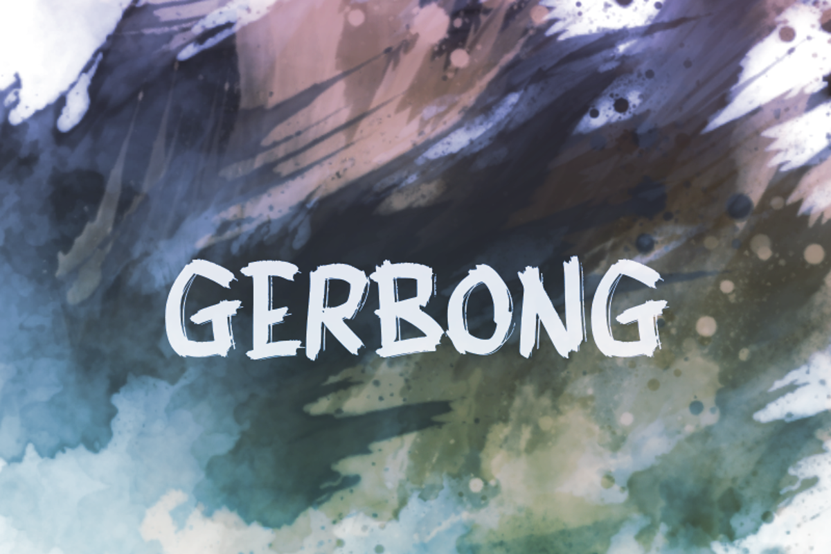 G Gerbong Font | wepfont | FontSpace