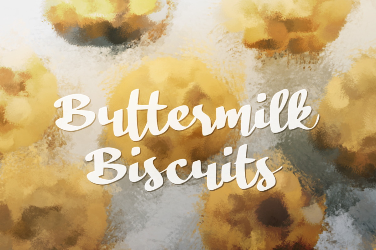 B Buttermilk Biscuits Font - Free Download