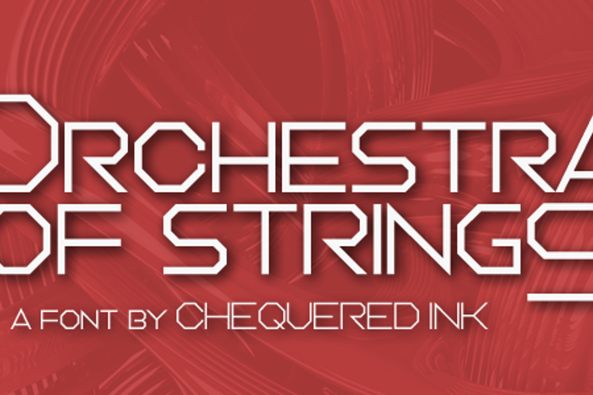 Orchestra of Strings Font | Chequered Ink | FontSpace