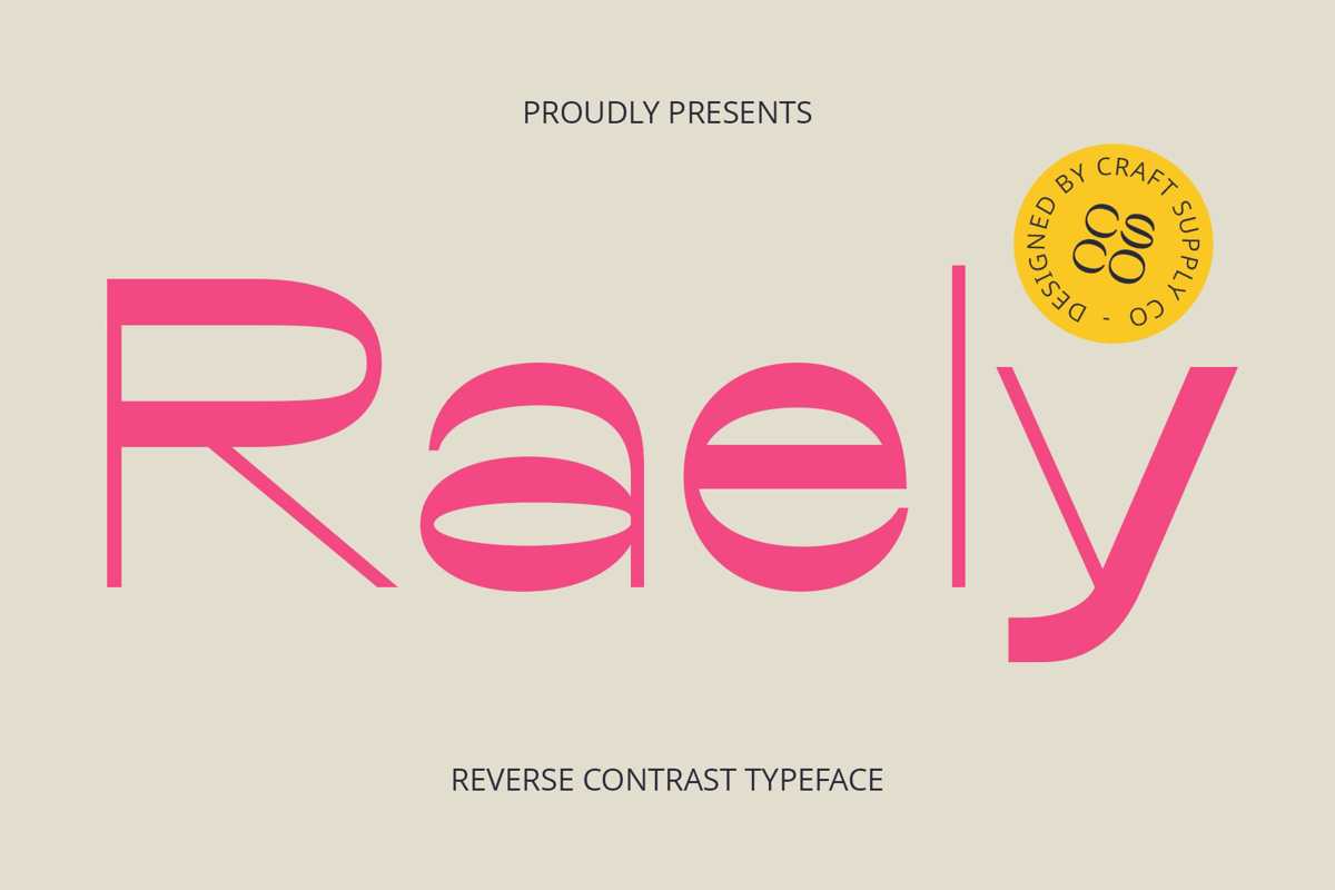 Raely Font | craftsupplyco | FontSpace