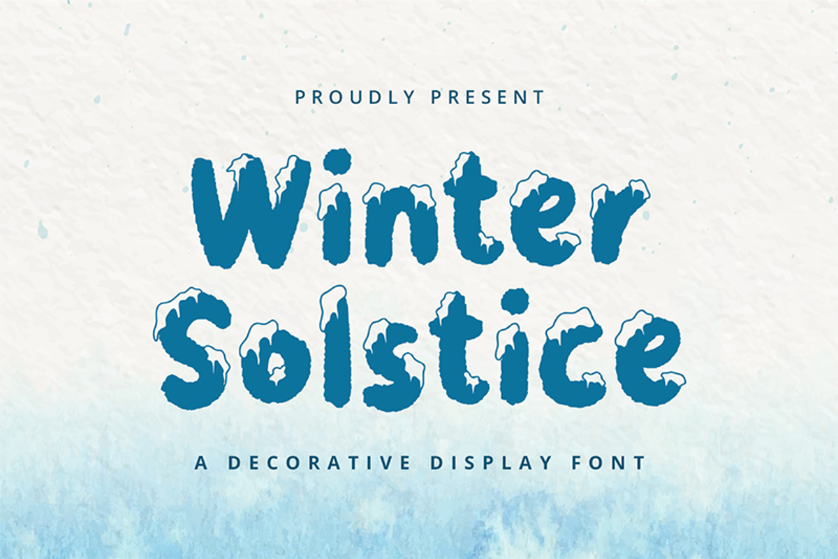 Winter Solstice Font | Alpaprana | FontSpace