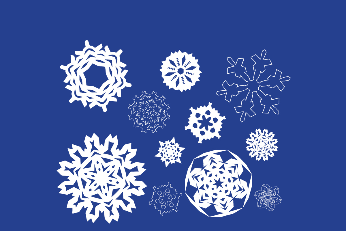 Paper Snowflakes Font | Shara Weber | FontSpace