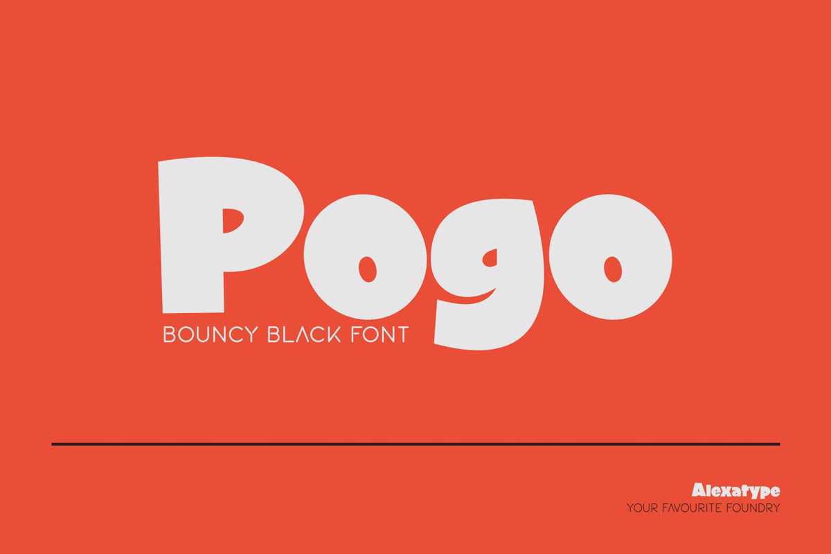 Pogo Font | alexatype | FontSpace