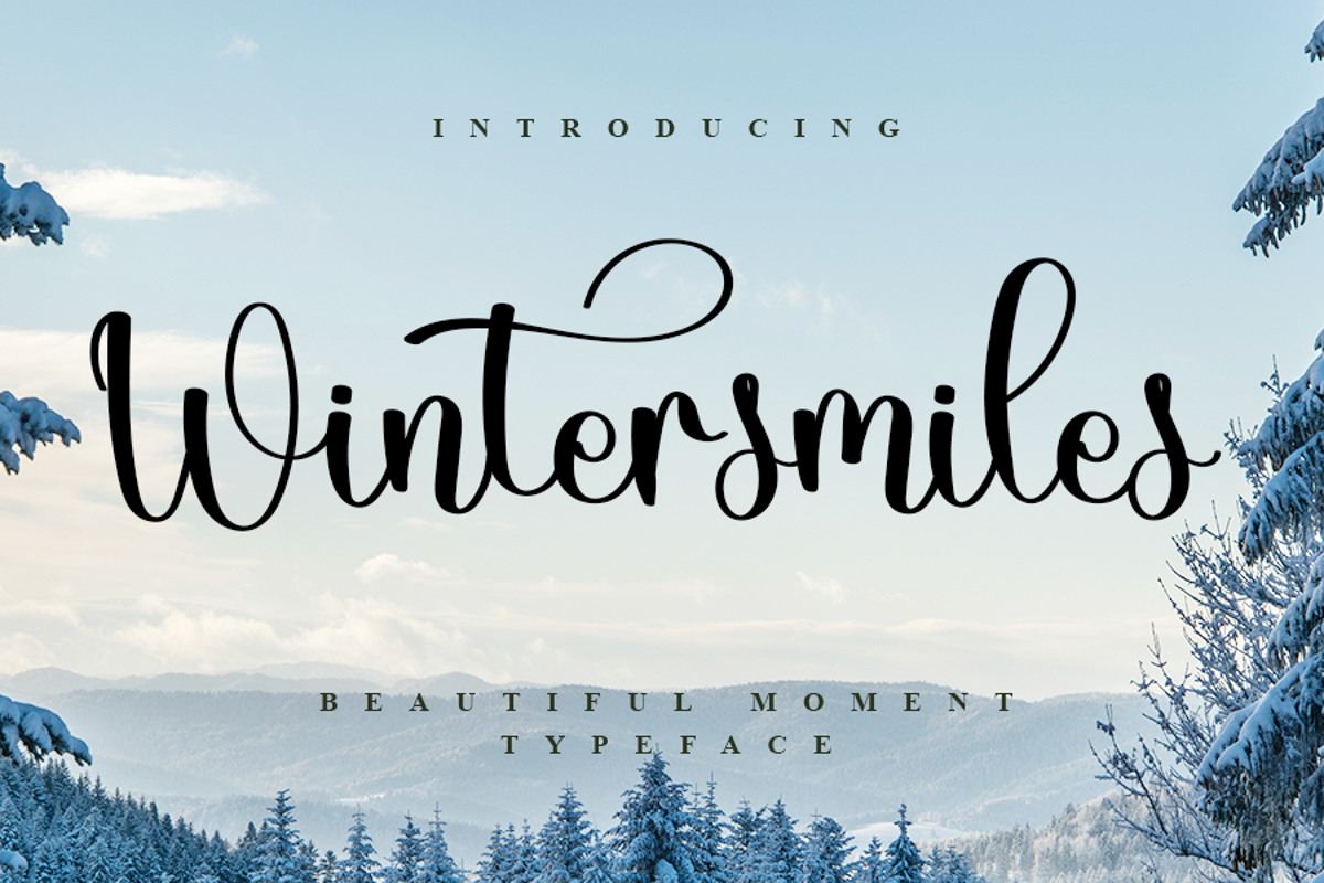 Wintersmiles Font | FreshTypeINK | FontSpace