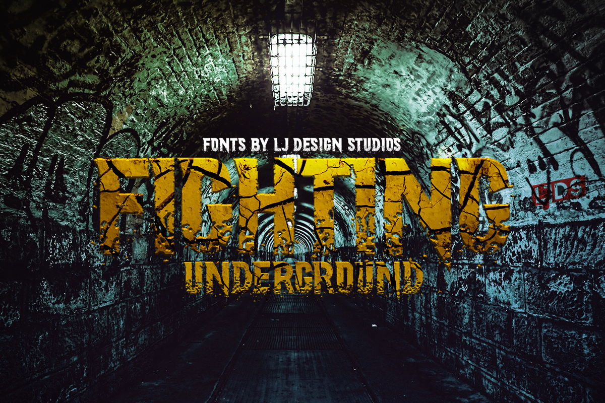 Fighting Font | LJ Design Studios | FontSpace