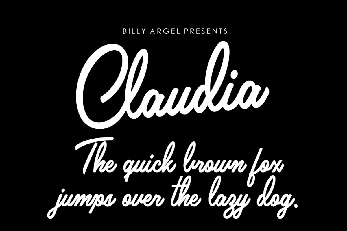 Claudia Font - Free Download