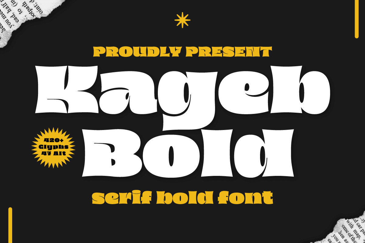 Kageb Bold Font - Free Download