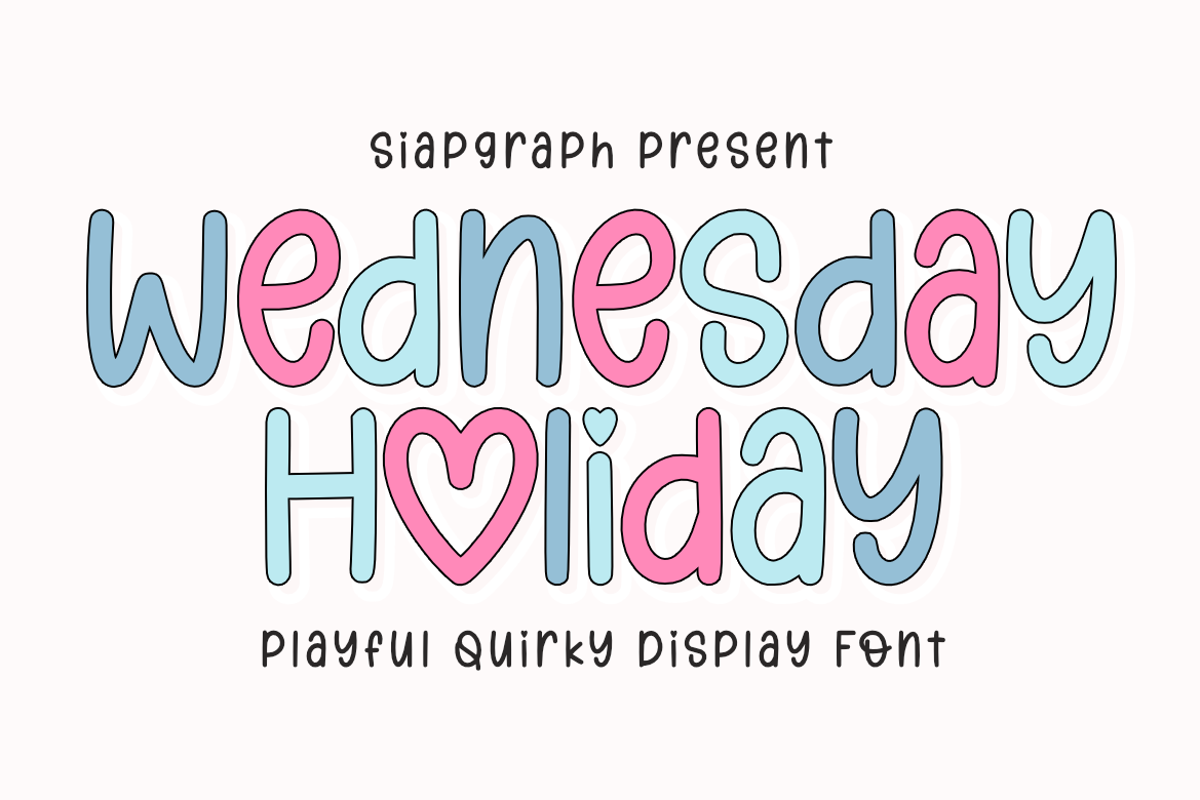 Wednesday Holiday Font - Free Download