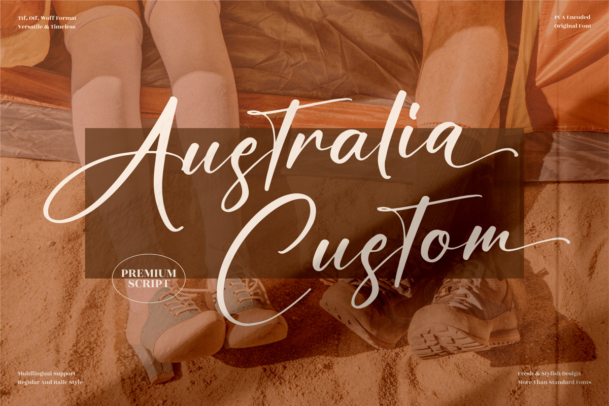 Australia Custom Font | Perspectype Studio | FontSpace