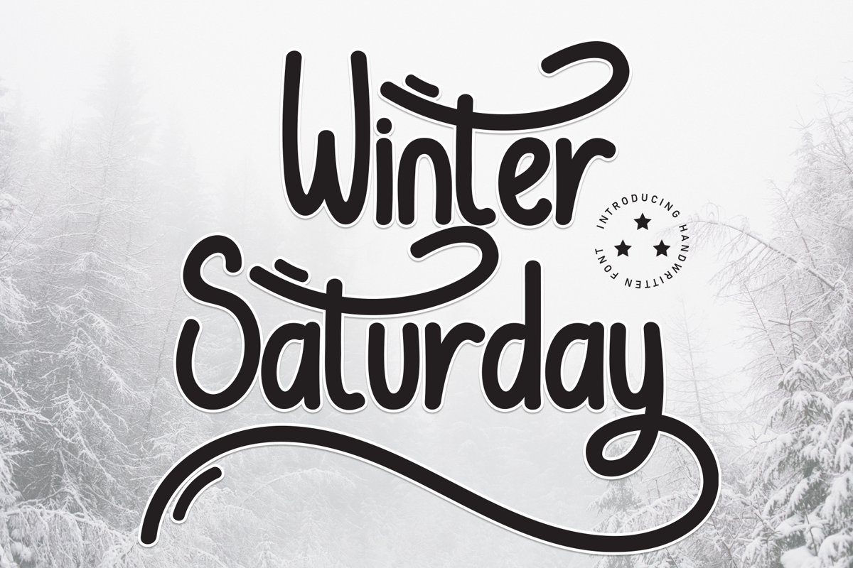 Winter Saturday Font - Free Download