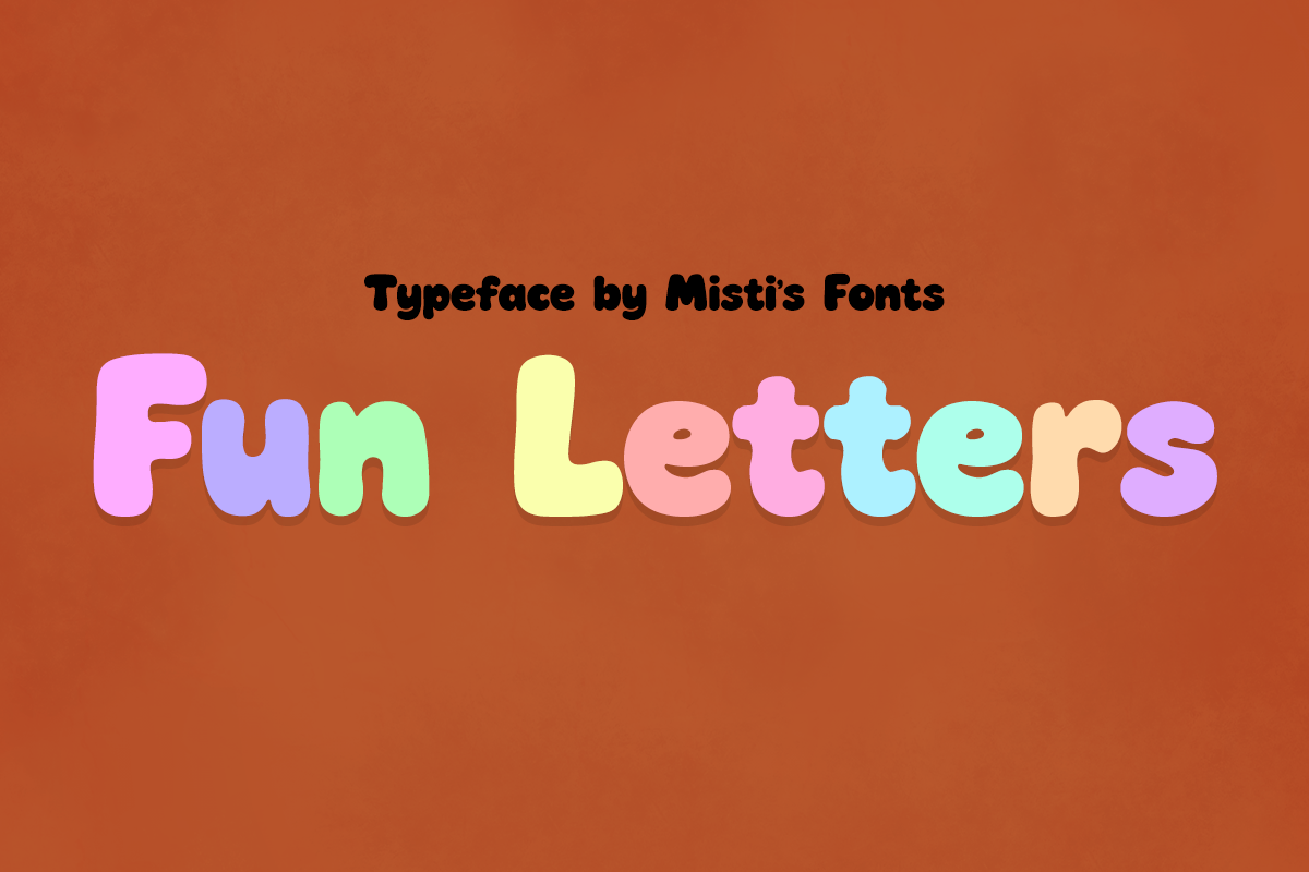 Fun Letters Font | Misti's Fonts | FontSpace