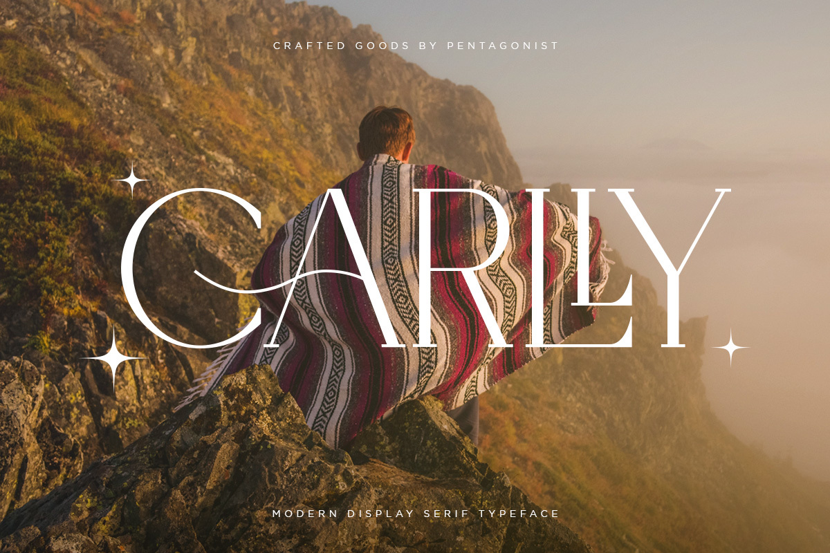 Carlly Font Pentagonistudio FontSpace