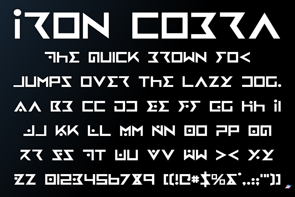 Iron Cobra Font | Iconian Fonts | FontSpace