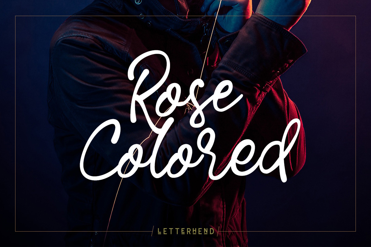 Rose Colored Font | Letterhend Studio | FontSpace