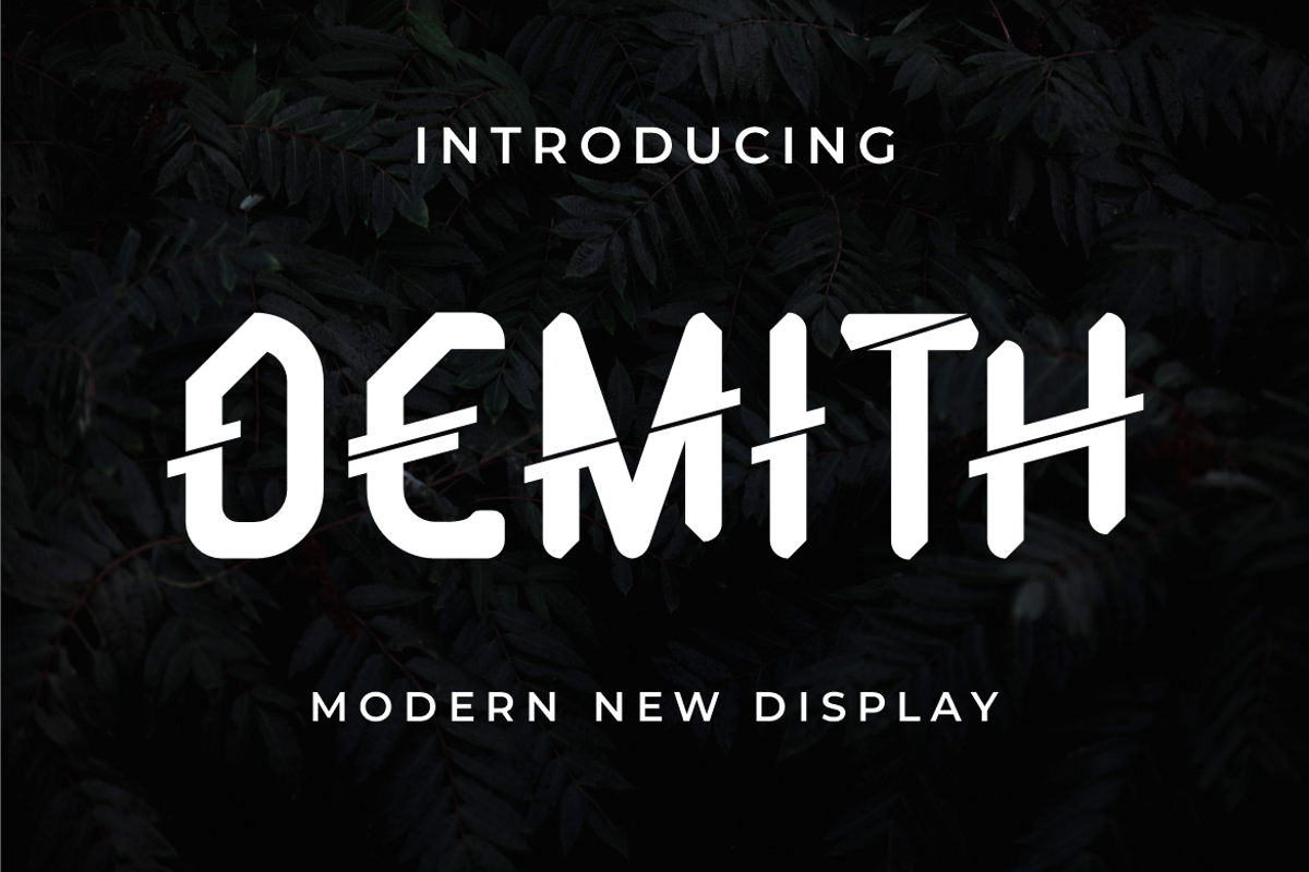 DEMITH Font | Maiko Hatta | FontSpace