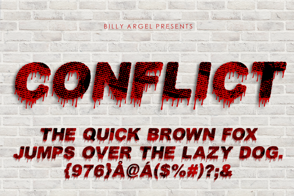 CONFLICT Font - Free Download