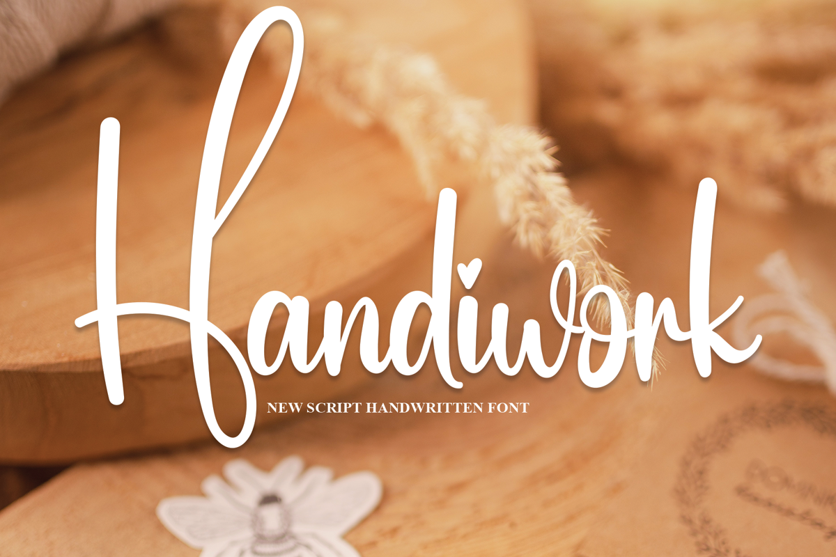 Handiwork Font | scratchones_creative | FontSpace