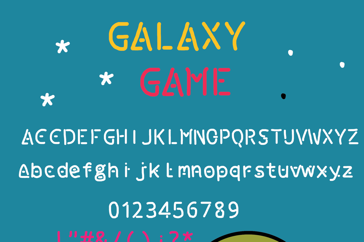 Galaxy game Font | Cé - al | FontSpace
