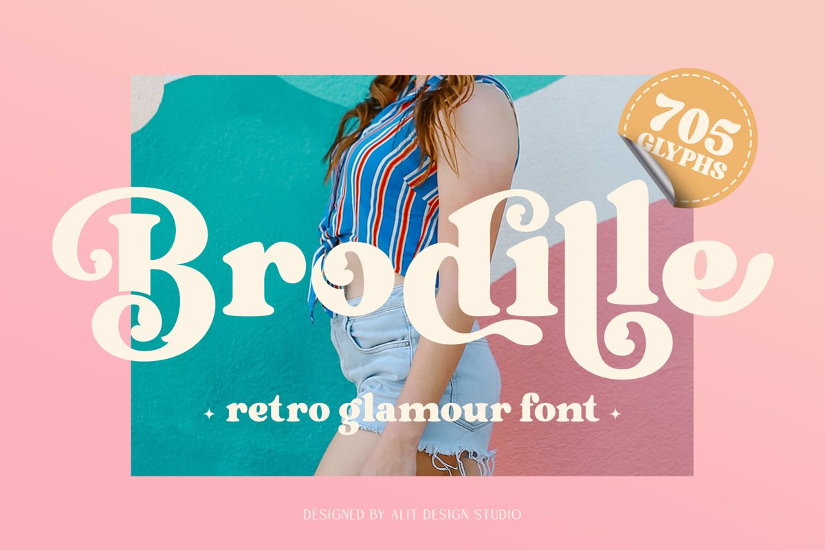 Brodille Font | Alit Design | FontSpace