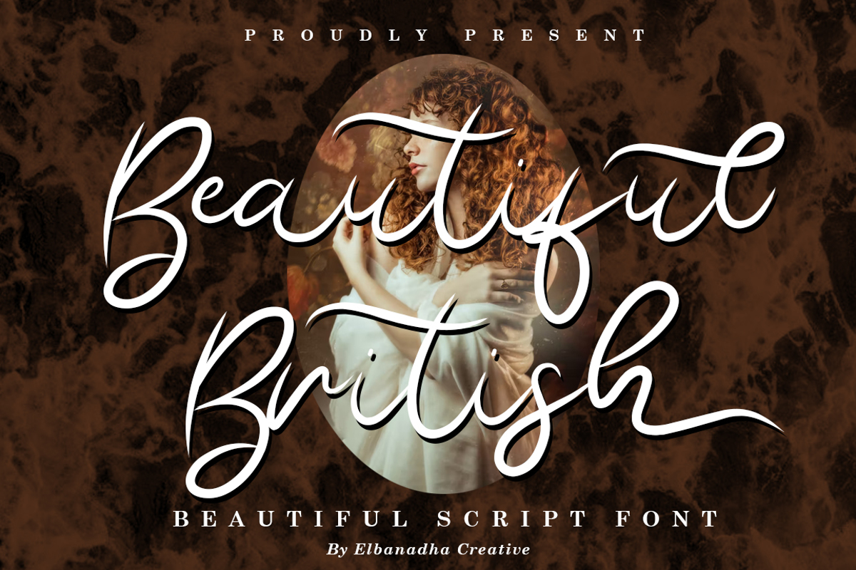 BEAUTIFUL BRITISH Font | ElbanadhaCreative | FontSpace