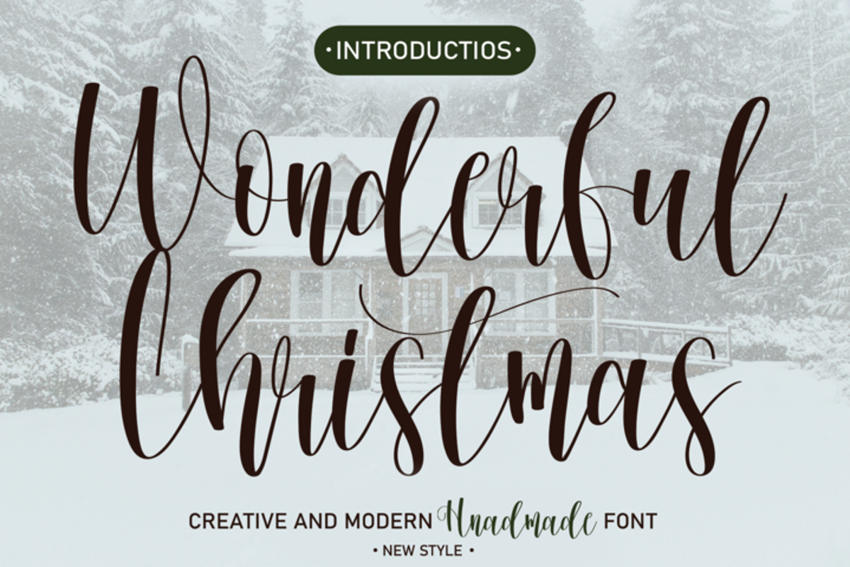 Wonderful Christmas Font | scratchones_creative | FontSpace