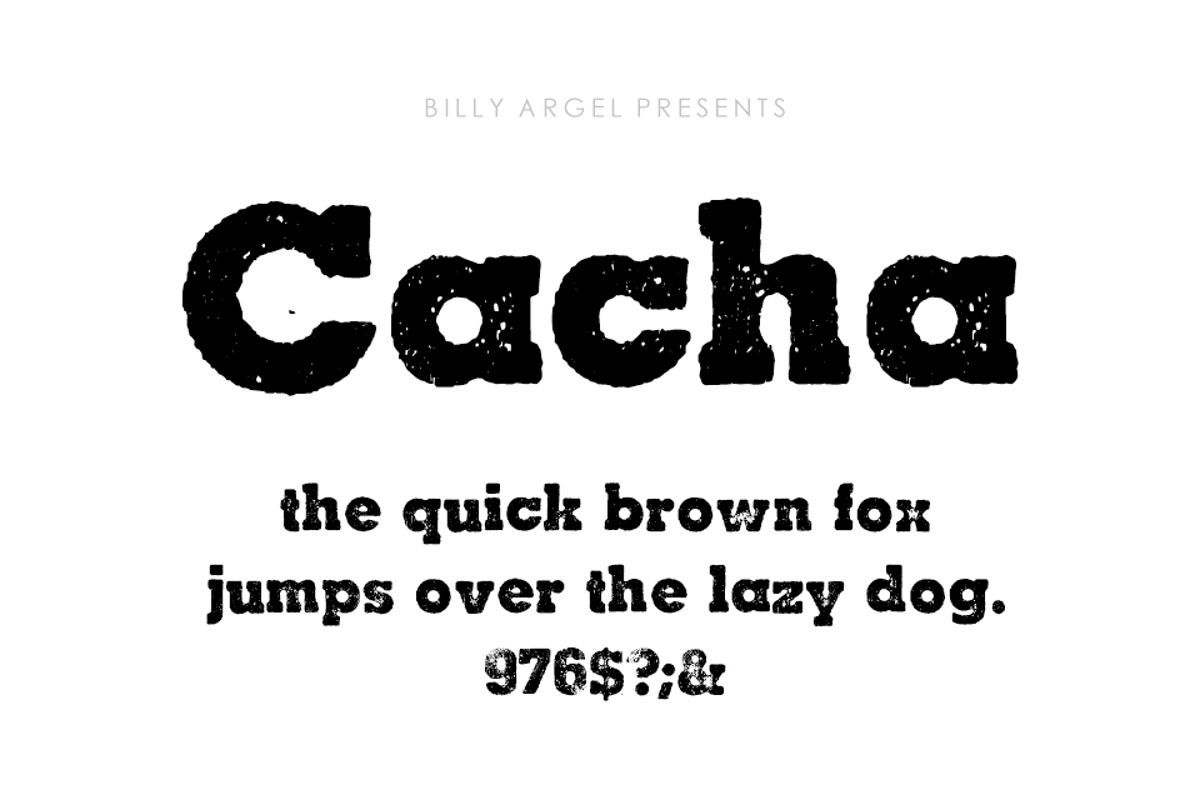 Cacha Font - Free Download